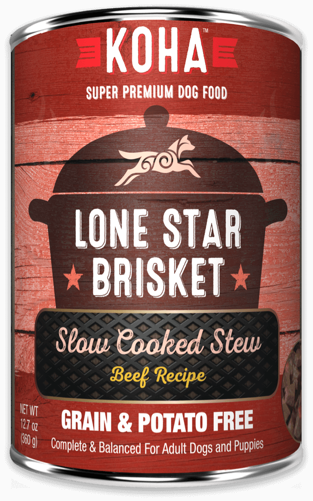 Koha Lone Star Brisket Slow Cooked Stew Beef Recipe for Dogs ...